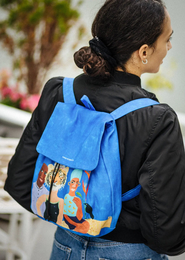 Mimi Roberts - The Woman with a Tiger Head - Canvas - Backpacks – ZOE